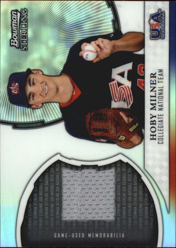 2011 Bowman Sterling USA Baseball Relics #HM Hoby Milner - NM-MT | eBay