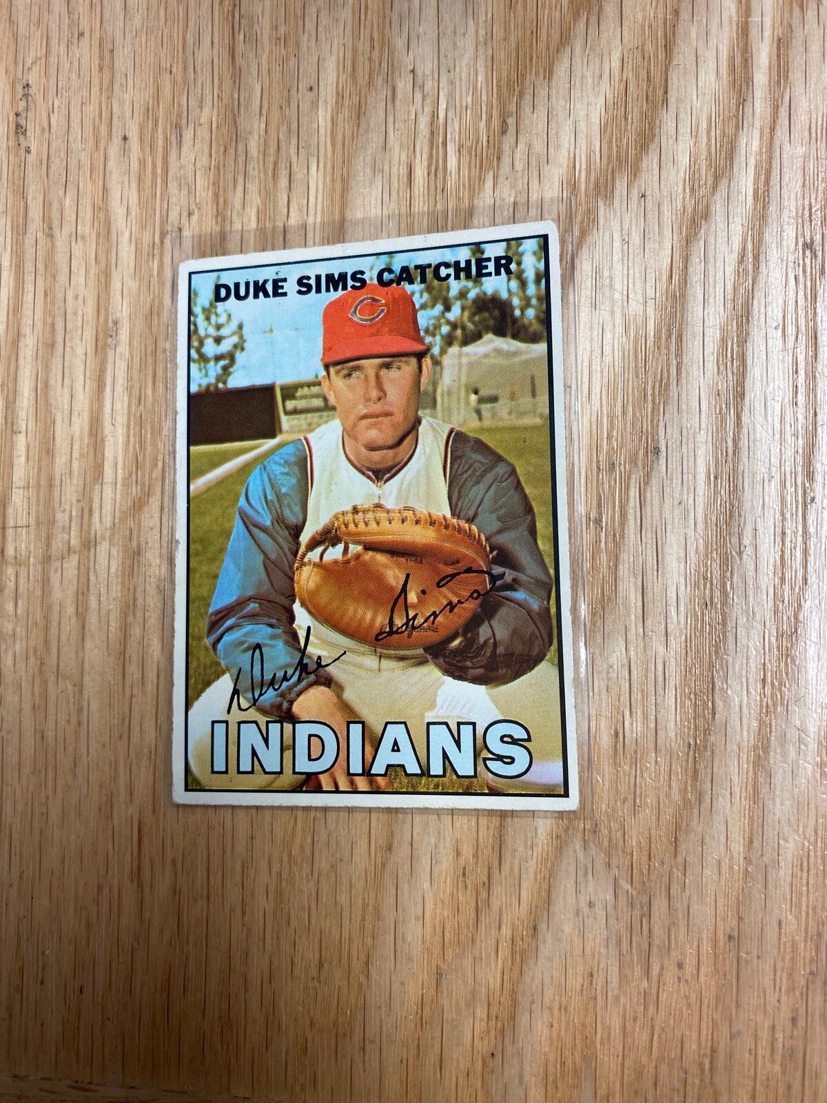 1967 Topps Duke Sims Cleveland Indians Card #3 | eBay