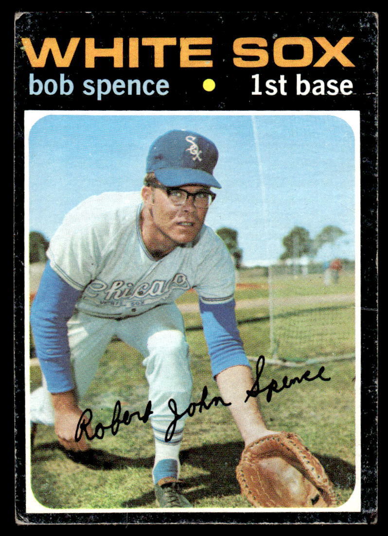 1971 Topps Bob Spence #186 Chicago White Sox Baseball Card | eBay