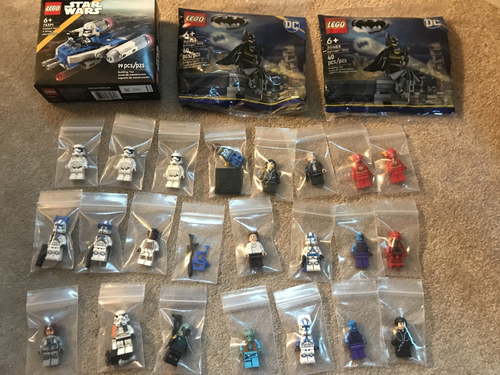 LEGO STAR WARS MINIFIGURES LOT SUPER HERO FLASH BATMAN TRON SOLO | eBay