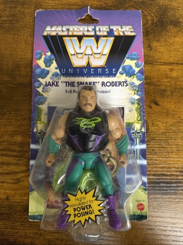 Mattel WWE x MOTU Masters of the Universe Jake the Snake Roberts New ...