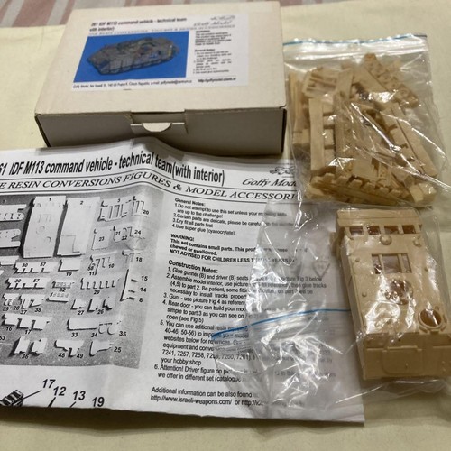 Goffy Model 1/72 IDF M113 Command Car Full Details #ac060a | eBay