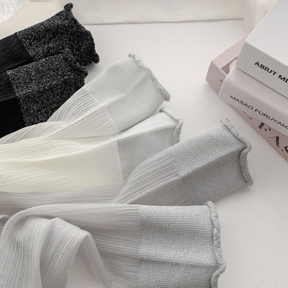 Mesh Thin Women Socks Sweet Mid Length Socks New Balletcore Socks | eBay