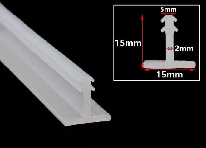 T Shape Silicone Rubber Sealing Strip Weatherstrip Gap Filler Filling ...