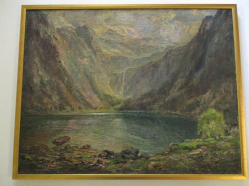 PAINTING MAX ANTLERS IMPRESSIONISM MOUNTAIN LAKE NEW YORK CALIFORNIA ...