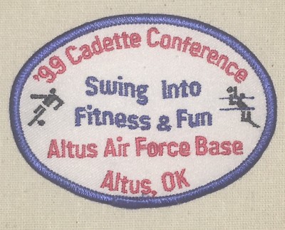 '99 Cadette Conference Patch - Altus Air Force Base - Oklahoma | eBay