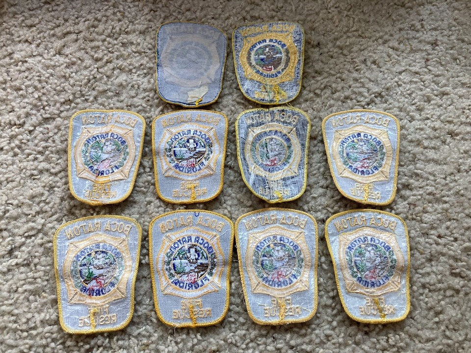 Boca Raton Florida Fire Rescue Patch Lot of 10 | eBay