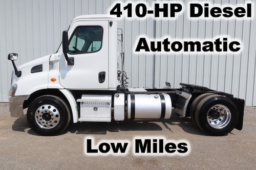 CASCADIA 410-HP DD-13 AUTOMATIC DAY CAB SINGLE AXLE SEMI TRACTOR TRUCK ...