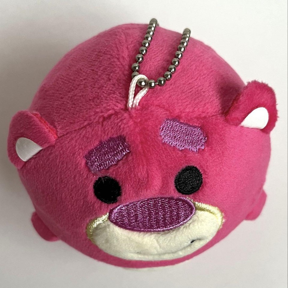 Disney Toy Story Lotso Mascot Keychain Plush Ball Chain | eBay