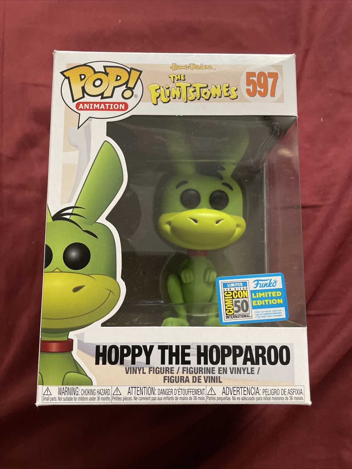 Funko Pop! The Flintstones Hoppy the Hopparoo #597 2019 SDCC Summer ...