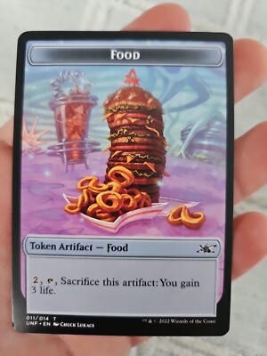 MTG UNF Food #011/014 PACK FRESH Unfinity 2022 Token TCG Free Shipping ...