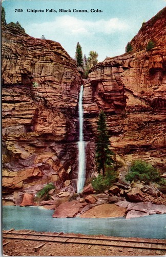 Chipeta Falls Black Canon Colorado CO 1910 Postcard B5 | eBay