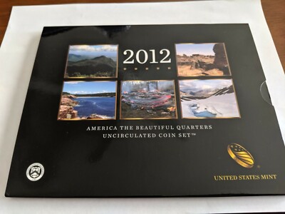 2012 America the Beautiful Quarters Uncirculated Coin Set w/original ...