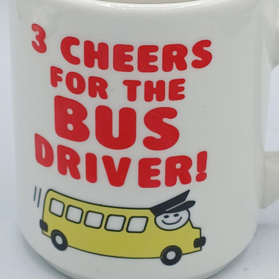 3 Cheers for the Bus Driver Coffee Mug 10 Oz Funny Gift | eBay