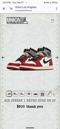Union LA x Air Jordan 1 Retro OG SP High Chicago Shadow | eBay