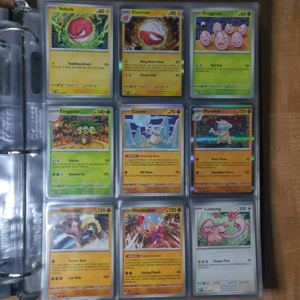Pokemon 151 TCG - Complete Set 165/165. 3 Promo + 8 Holo Energy Cards ...