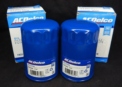 (2) Genuine GM ACDelco 19210286 Engine Oil Filter PF52E | eBay