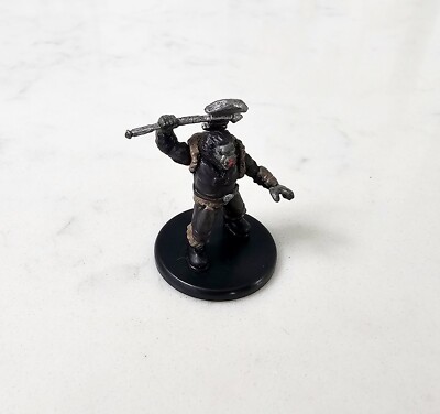 Wereboar (Axe) #22B Monster Menagerie 3 Dungeons & Dragons Miniature | eBay