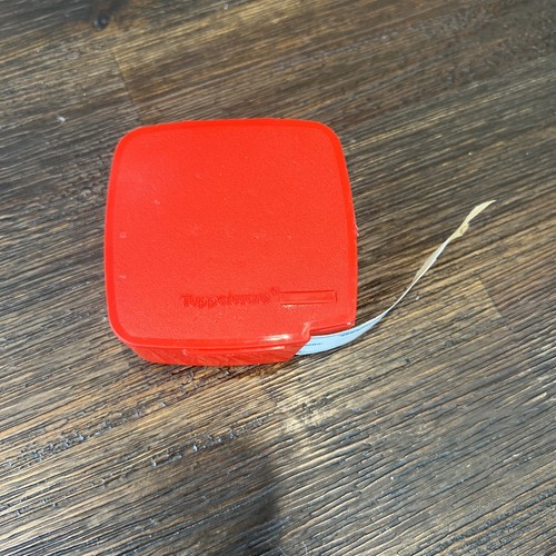 Vintage Tupperware Label Dispenser with Labels Freezer Storage Date Red ...