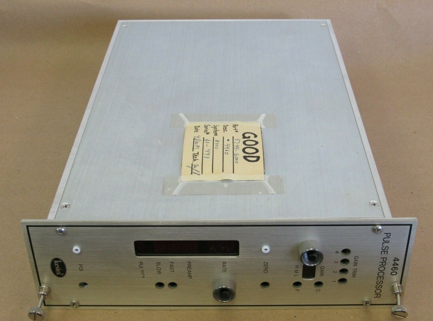 KEVEX PULSE PROCESSOR MODEL 4460, P/N 5744-6000, FROM KEVEX 8000 X-RAY ...