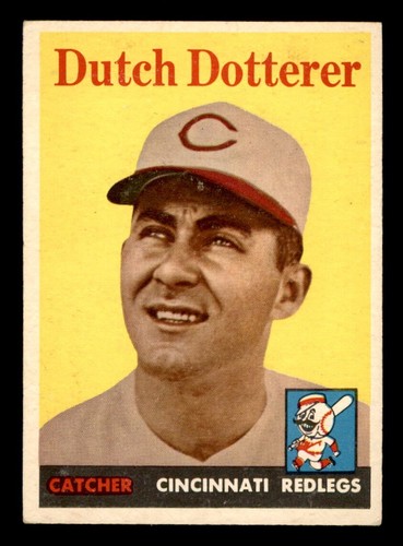 1958 Topps Baseball #396 Dutch Dotterer VG/EX *e1 | eBay
