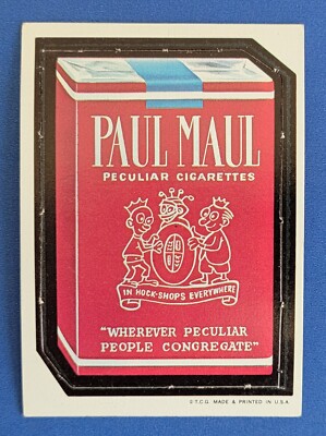 1967 VINTAGE WACKY PACKAGES DIE-CUT #9 of 44 PAUL MAUL | eBay