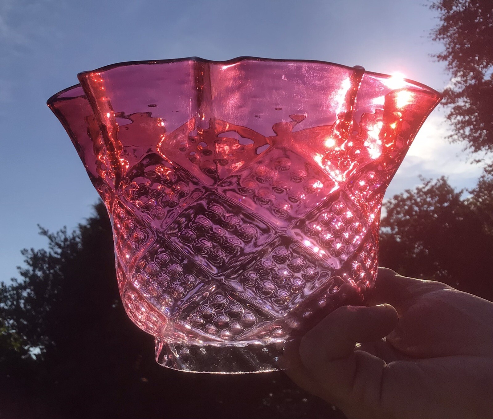 Antique Oil Lamp Zsolnay Persian Style Messengers No.2 Burner Cranberry ...