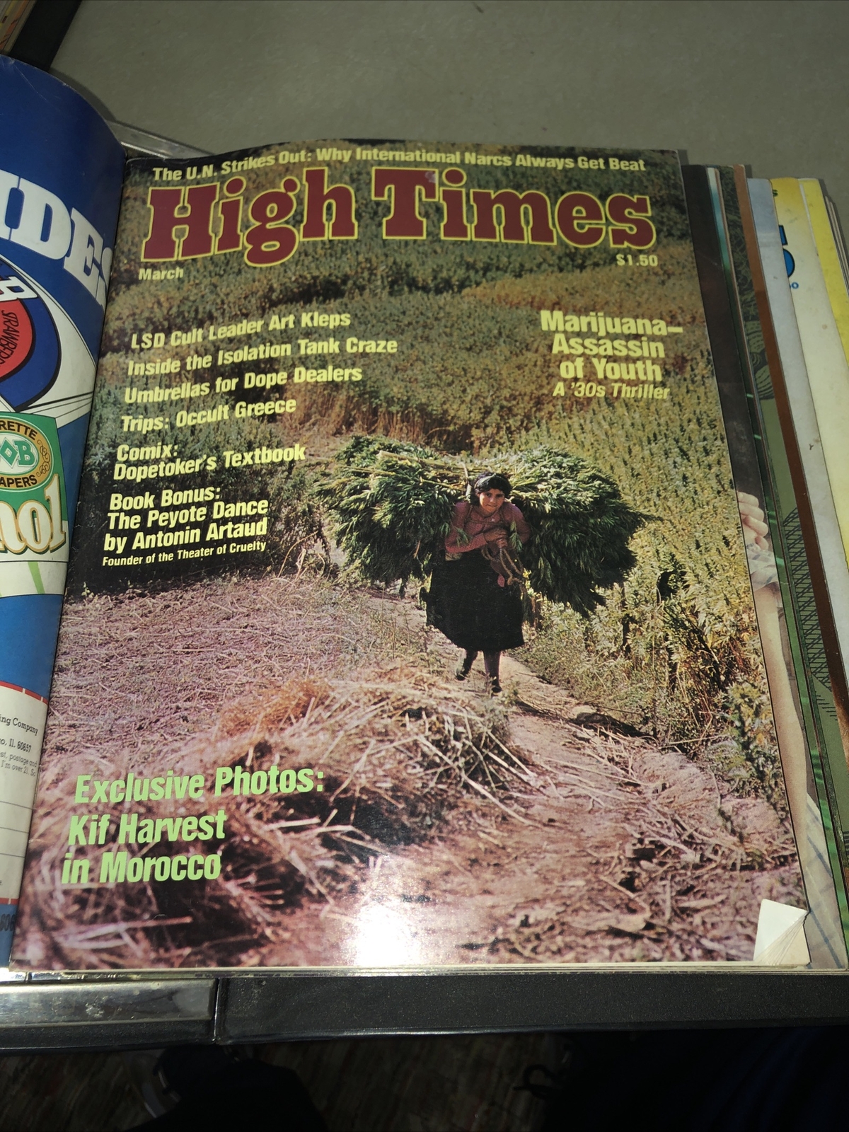 Huge Lot HIGH TIMES MAGAZINES 9 issues Years 1975’s Marijuana History ...