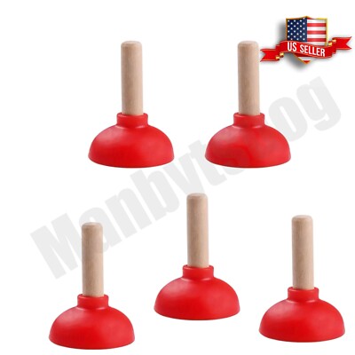5X Mini Red Novelty Toilet Plungers in Red - US Seller - Fast Shipping ...