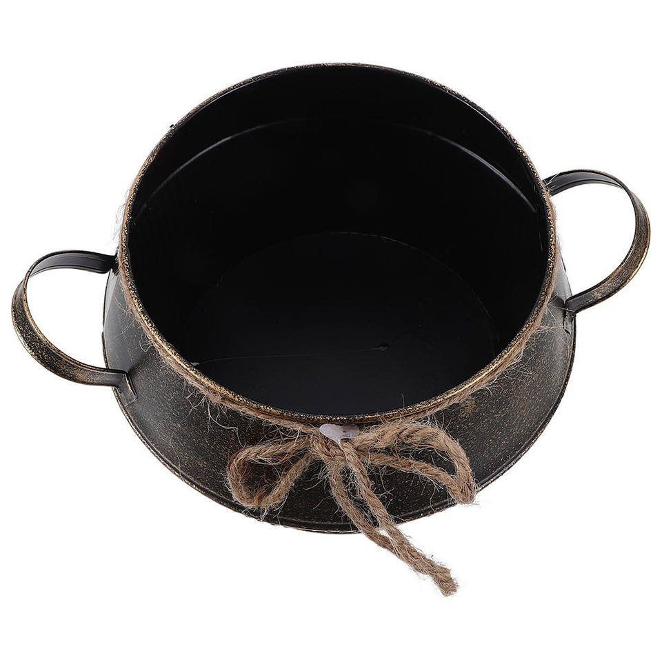 Metal Plants Pot Metal Planter Multi-Function Flower Pot Metal Flower ...