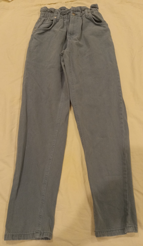 Forever 21 Women's Size XS Extra Small Blue Denim Elastic Waist Stretch ...