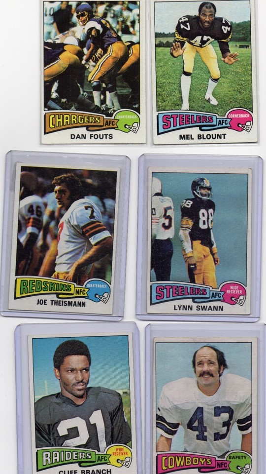 1975 TOPPS FOOTBALL COMPLETE SET IF BUY NOW GIVE 1980 TOPPS WITH IT | eBay