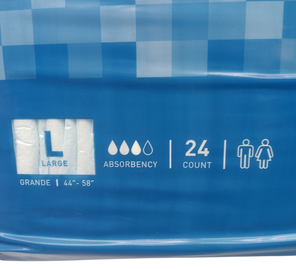 CASE McKesson Adult Disposable Underwear Diapers / LARGE / 72 Ct / Pull ...