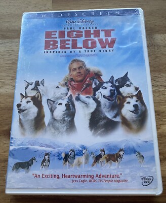 (SEALED) Eight Below, Widescreen Edition, Disney, Paul Walker, PG (DVD ...