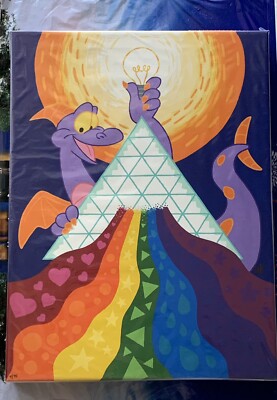 2021 Disney Parks Morgan Ditta Epcot Figment LE CANVAS Sparks N ...