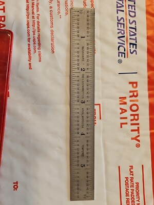 VINTAGE L.S. STARRETT C604RE 6 INCH RULER | eBay