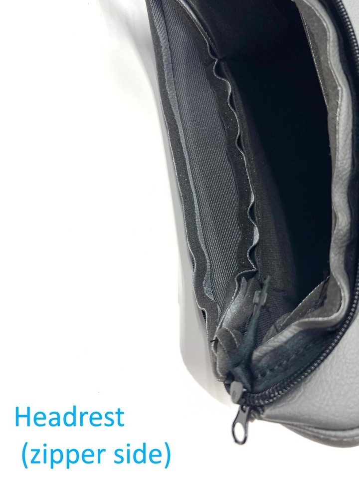 Volvo 850 vinyl leather seat cover upholstery Light Gray color code ...