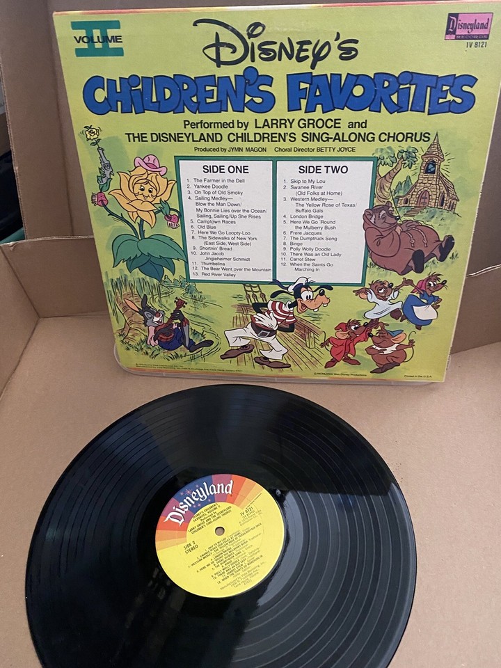 vintage disney vinyl records | eBay