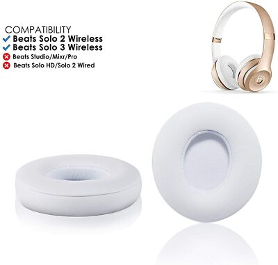 Ear Pad Cushions Soft Replacement For Beats Dre Solo 2 Solo 3 Wireless ...