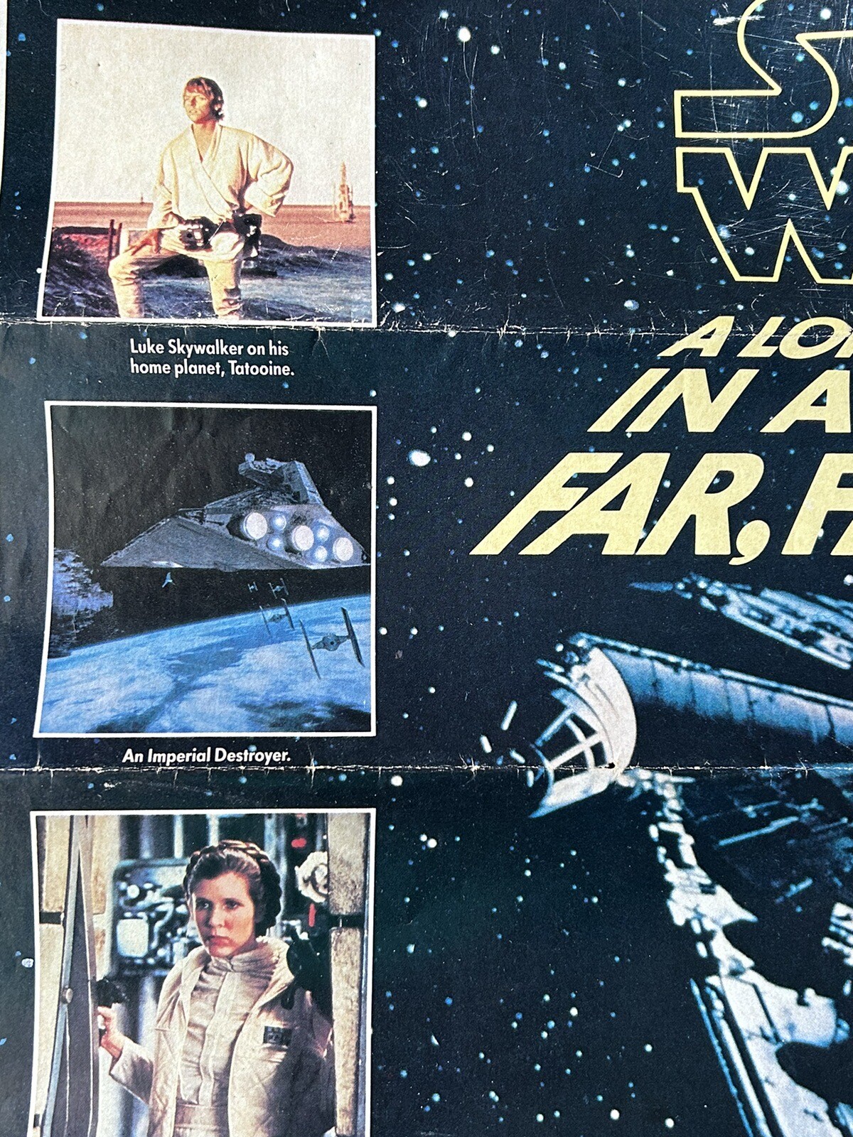 Vintage 1984 Star Wars Mail Away Poster - 17” x 22” - Kenner and Lucas ...