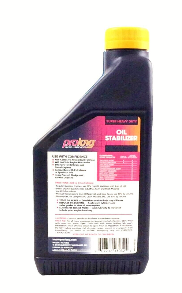 Prolong Super Lubricants PSL13032 32 ounce 1 Quart Oil Stabilizer | eBay