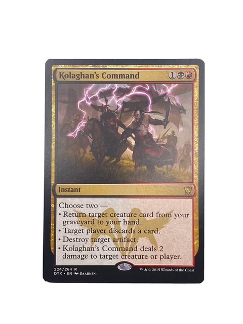 MTG Kolaghan's Command Dragons of Tarkir 224/264 Regular Rare for sale ...