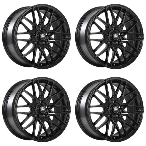 Set of 4 17in Black Alloy Wheel Rims for Hyundai Kona, DA9G86H 5x114.3 ...