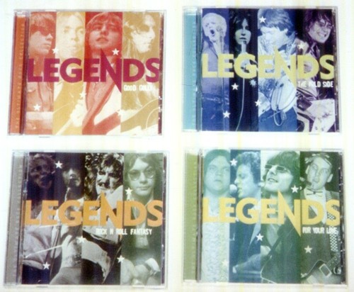 Lot of 4 Time Life Legends Rock Various Artist CDs Discs 72 Tracks | eBay