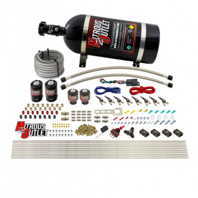 Direct Port Fogger Nitrous Kit 8 Cylinder- .112 Nitrous/ .177 Fuel ...