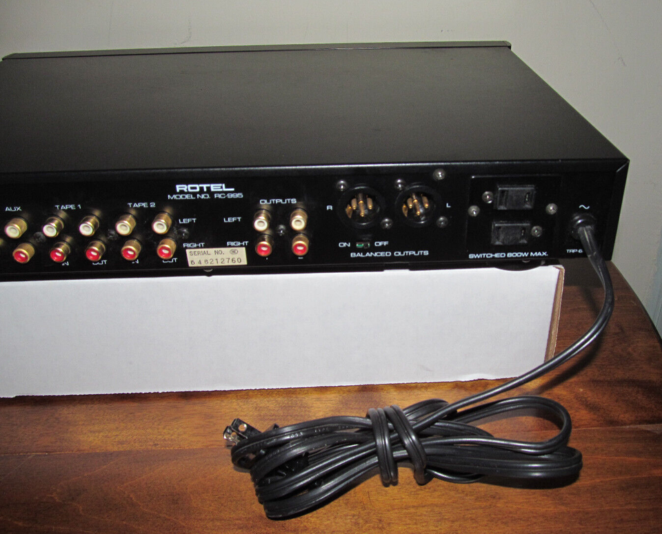 Rotel RC-995 Solid State Stereo Preamp (Works, READ LISTING!) | eBay