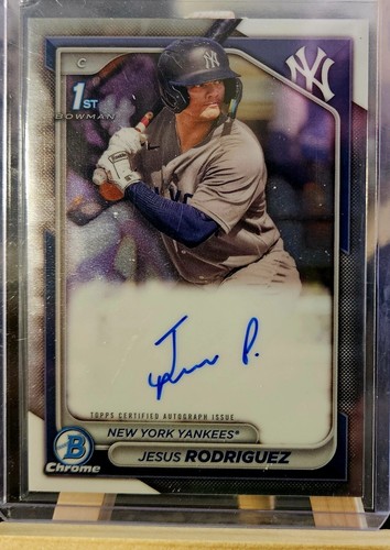 2024 Bowman Chrome Jesus Rodriguez 1st Prospect Autograph Auto #CPA-JR ...