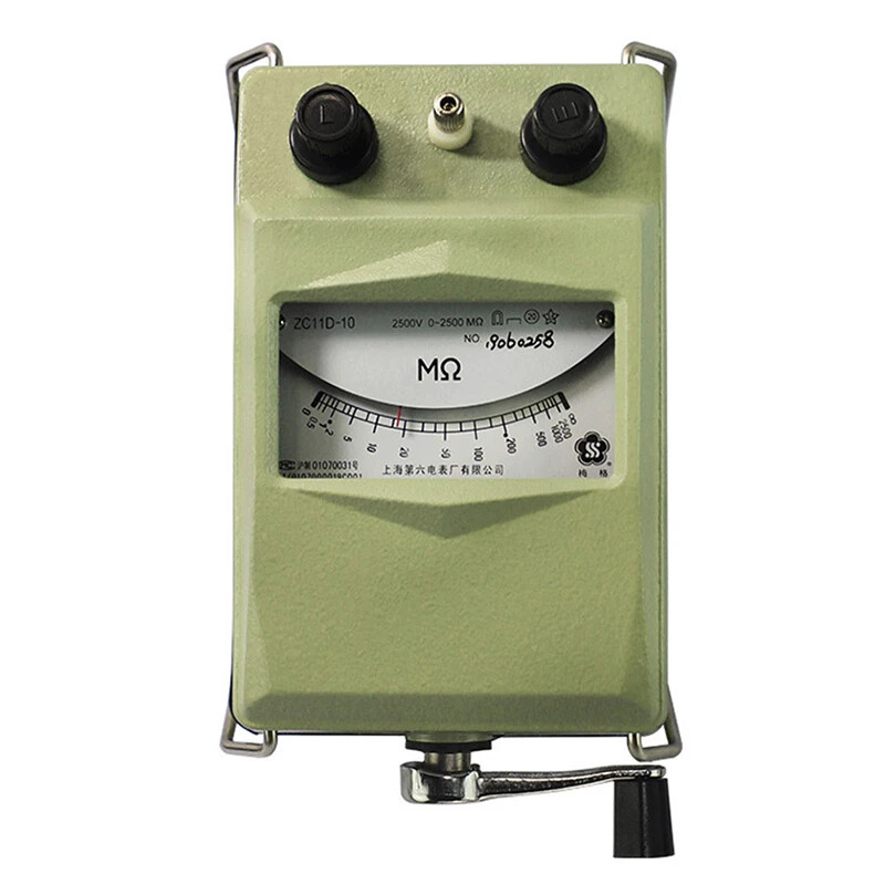 Megohmmeter Hand Electrician Shake Table 2500V Insulation Resistance ...