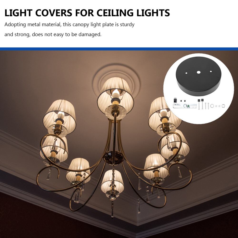 Metal Lighting Accessories Chandelier Canopy Plate Modern Ceiling | eBay