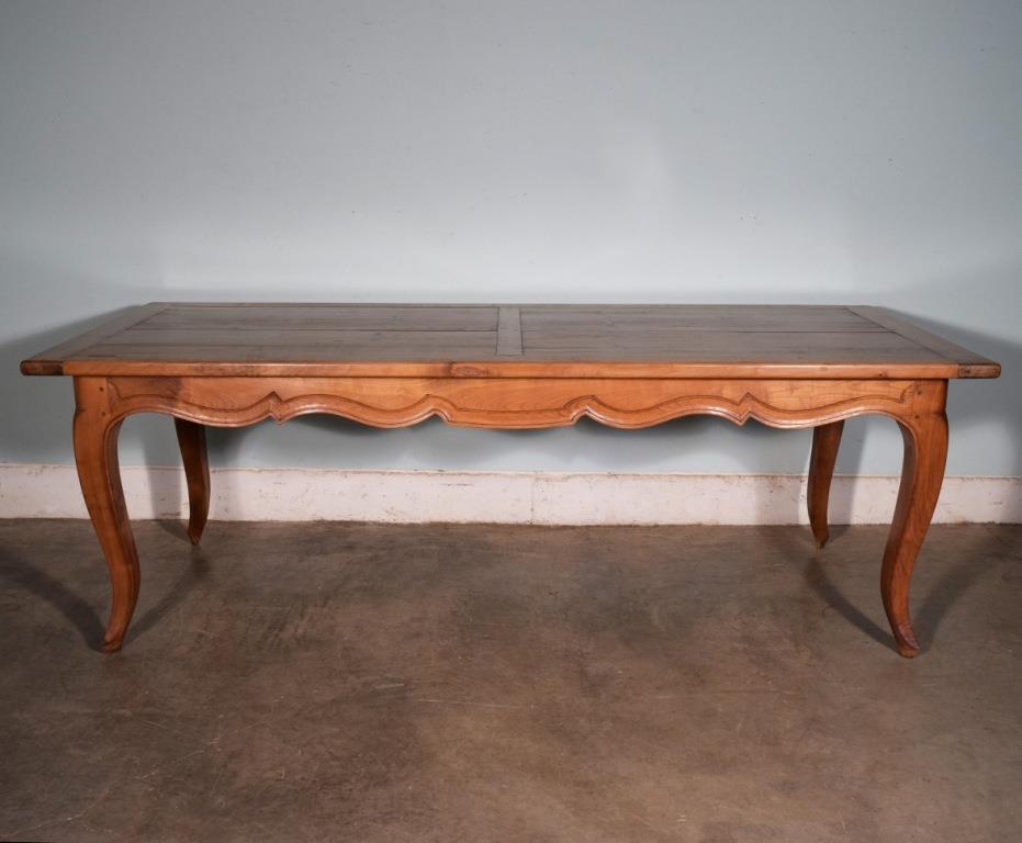 Vintage French Provencal Farm Table/Desk/Dining Table in Solid Cherry ...